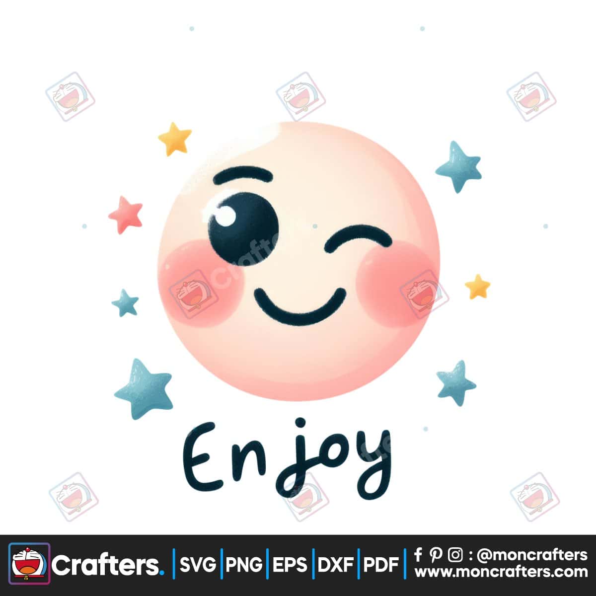 Enjoy Sublimation Clipart PNG Graphics Instant Download