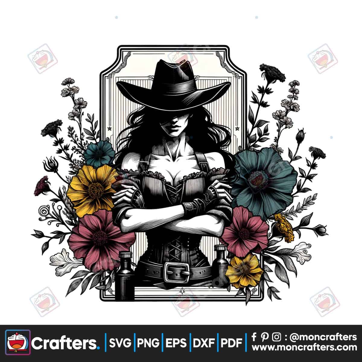 Country Western Sublimation Design Instant Download