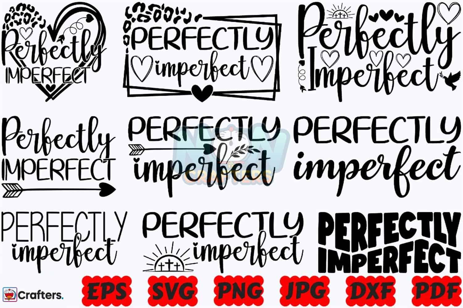 Perfectly Imperfect SVG, Perfectly SVG Instant Download Instant Download