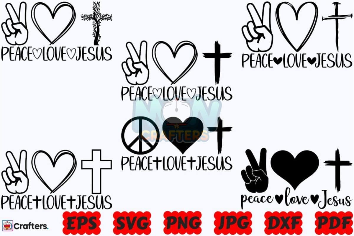 Peace Love Jesus SVG, Peace SVG, Love Instant Download Instant Download Peace Love Jesus SVG, Peace SVG, Love Instant Download Instant Download