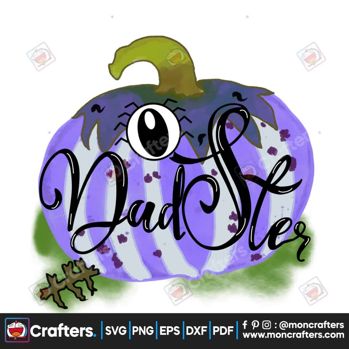 Daddy Monster PNG, Monster Family Instant Download Instant Download