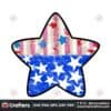 Patriotic Clipart Stars and Stripes PNG Instant Download Instant Download