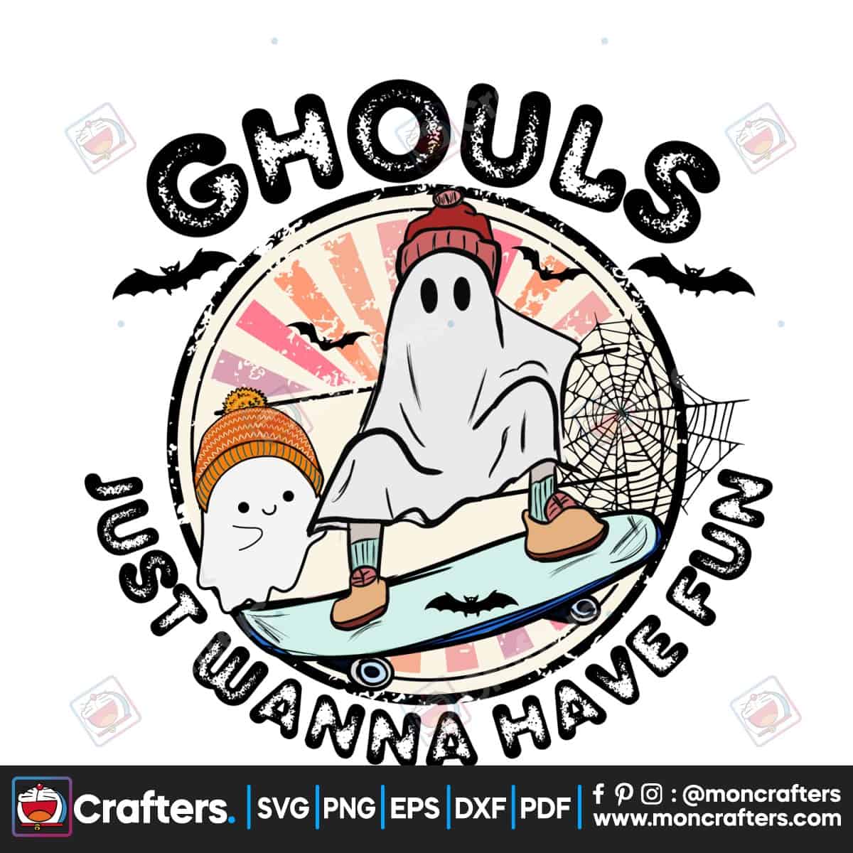 Ghouls Just Wanna Have Fun Halloween PNG Digital Download Instant Download