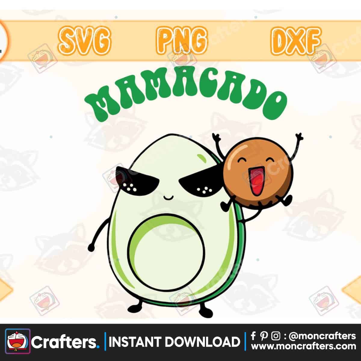Mamacado Png Instant Download Instant Download