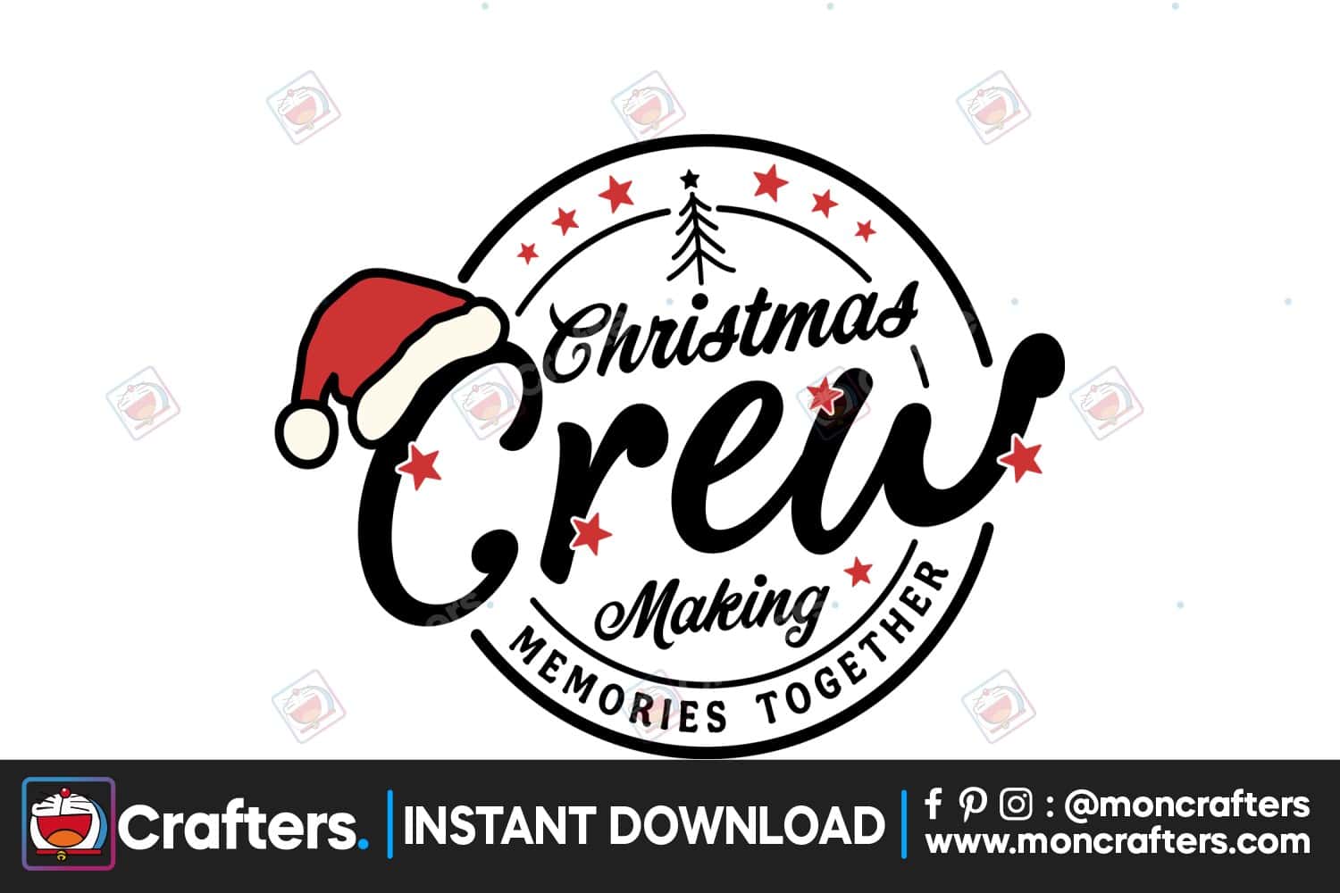 Christmas Crew Merry Christmas Svg Png Instant Download